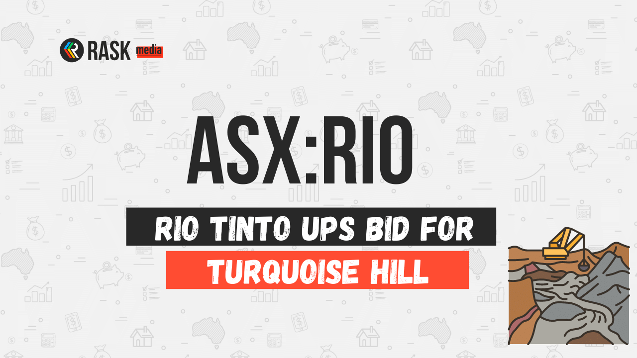 The Rio Tinto (ASX:RIO) share price rose after its latest copper bid ...