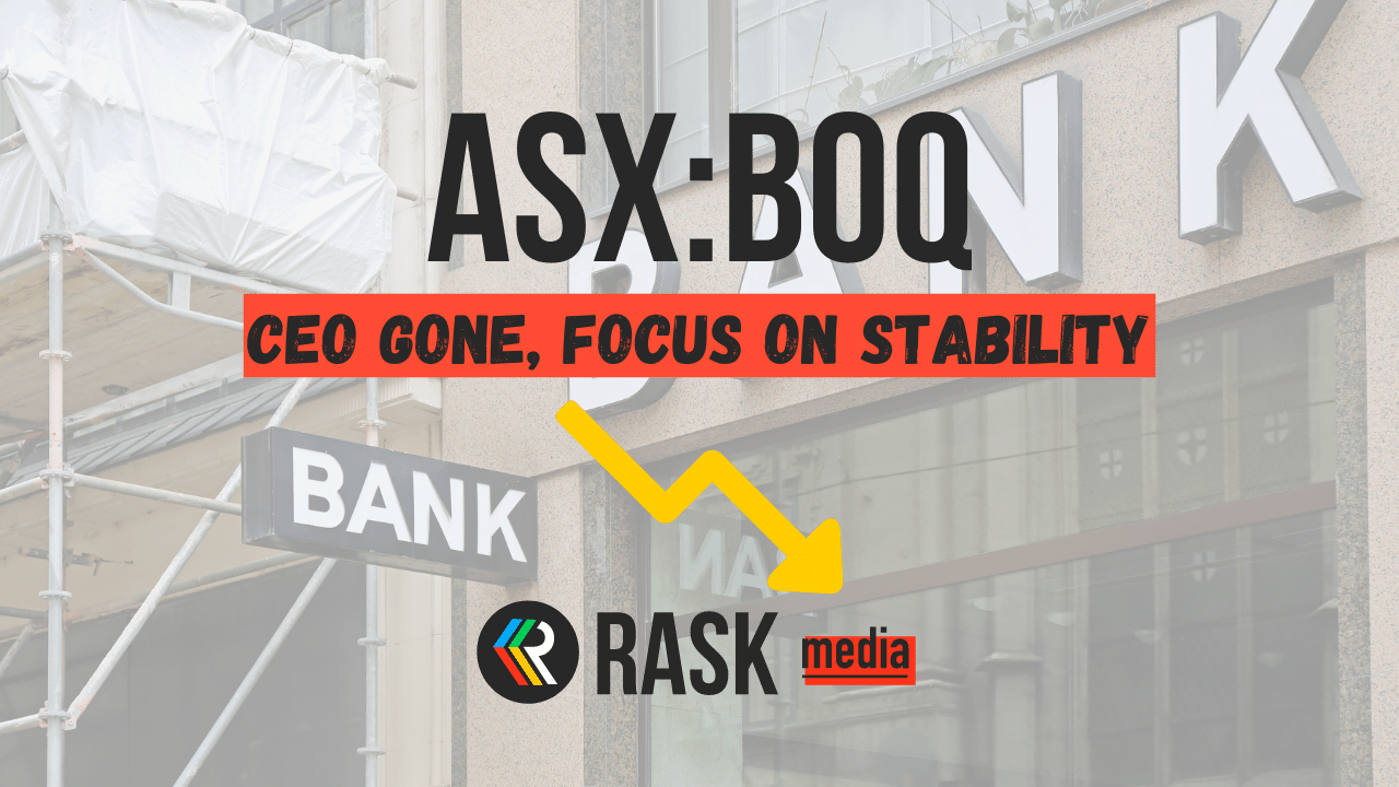BOQ (ASX:BOQ) share price drops 5% on CEO departure | Rask Media