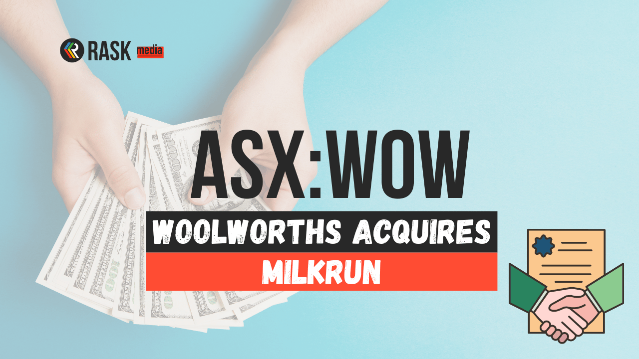 Woolworths (ASX:WOW) share price rises after Milkrun rescue | Rask Media